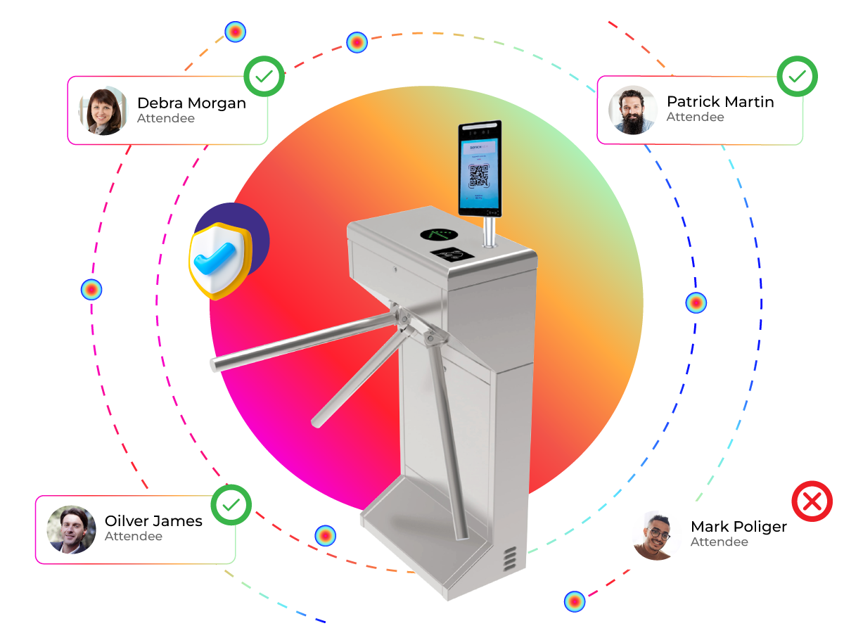 Turnstile for Events | On-Spot Event Access Control & Solution